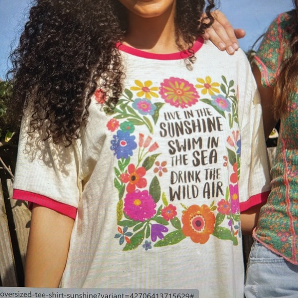 NATURAL LIFE | Tops | Natural Life Lg Oversized Tee Shirt | Poshmark